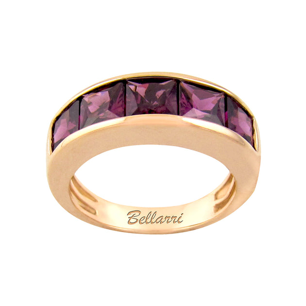 BELLARRI Eternal Love - Rose Gold / Rhodolite Ring – BELLARRI International